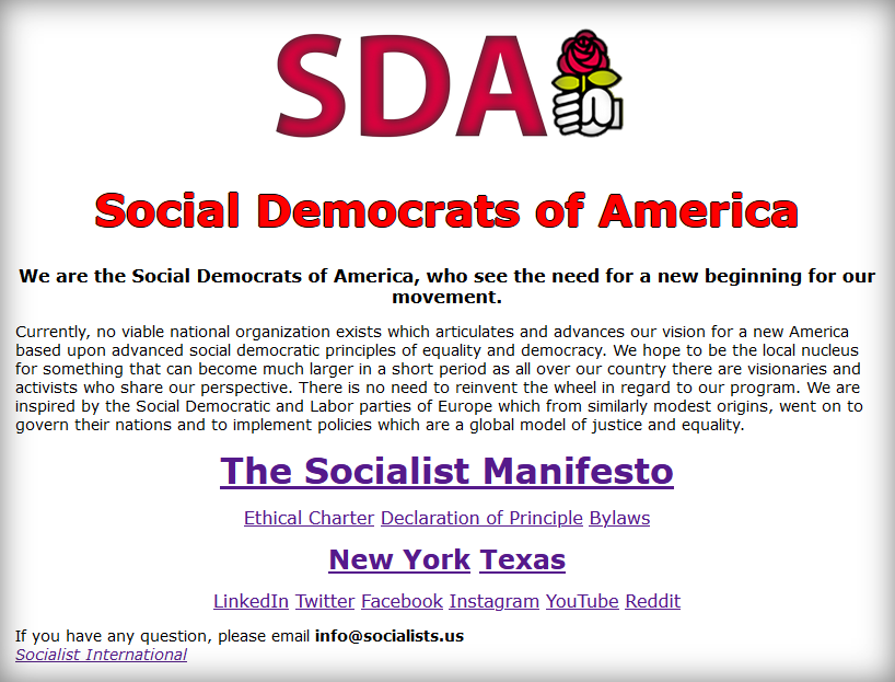 Social Democrats of America
